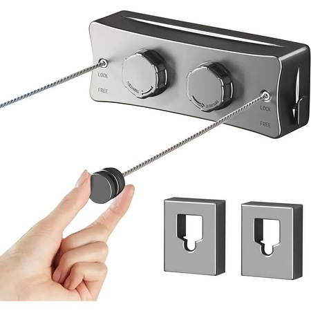 Uscator rufe retractabil HASEPE, montare pe perete, sarme haine din ...