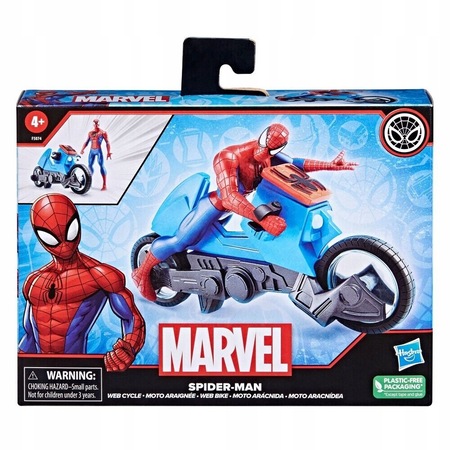 Фигурка Spider-Man Web Cycle Marvel и двигател - eMAG.bg