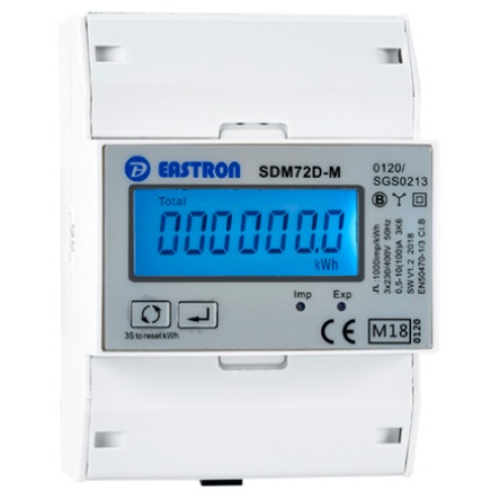 Contor de energie trifazat EASTRON SDM72D-M Modbus v2 - eMAG.ro