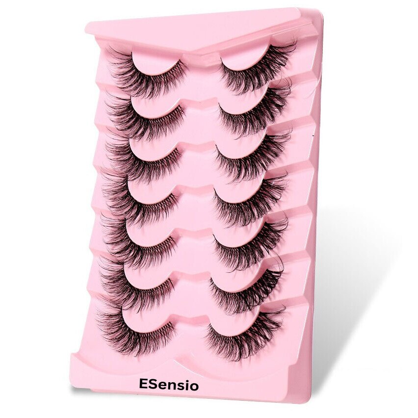 Set gene false ESensio HLY15 7 perechi, 3D, aspect natural, faux mink ...