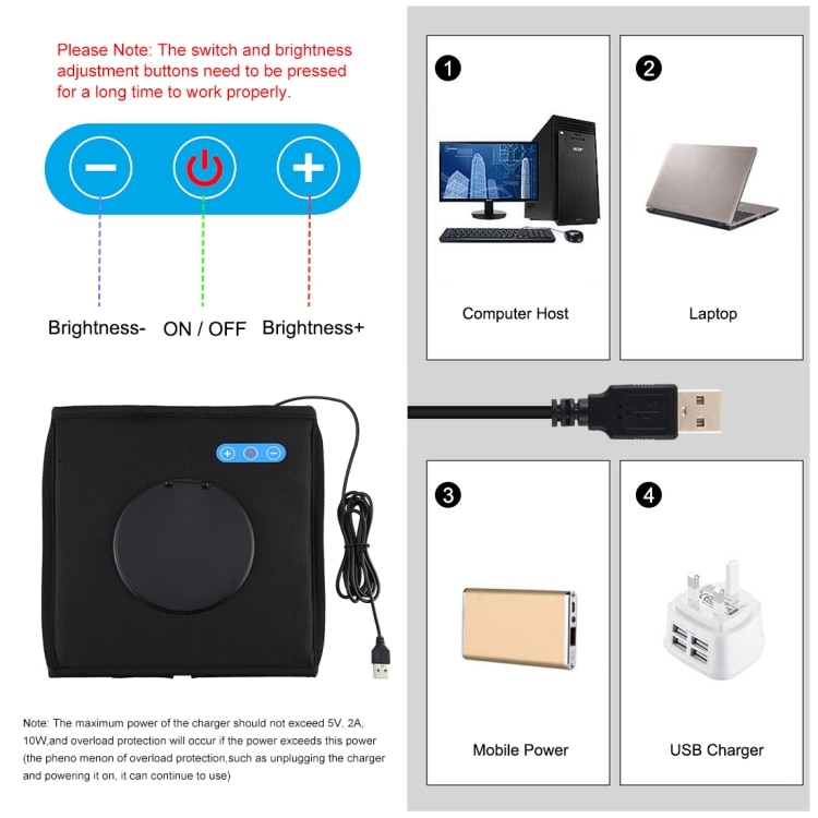 Mini studio portabil Lightbox PU5025B PULUZ, LED-uri incorporate ...