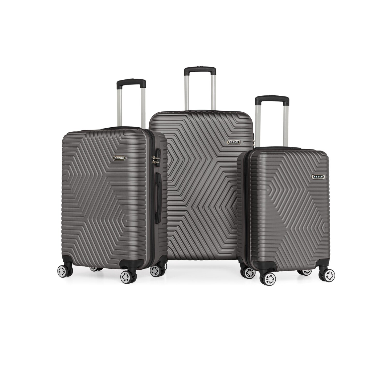 Set complet 3 trolere pentru vacanta, Bezubi POLO, bagaj cabina si cala ...