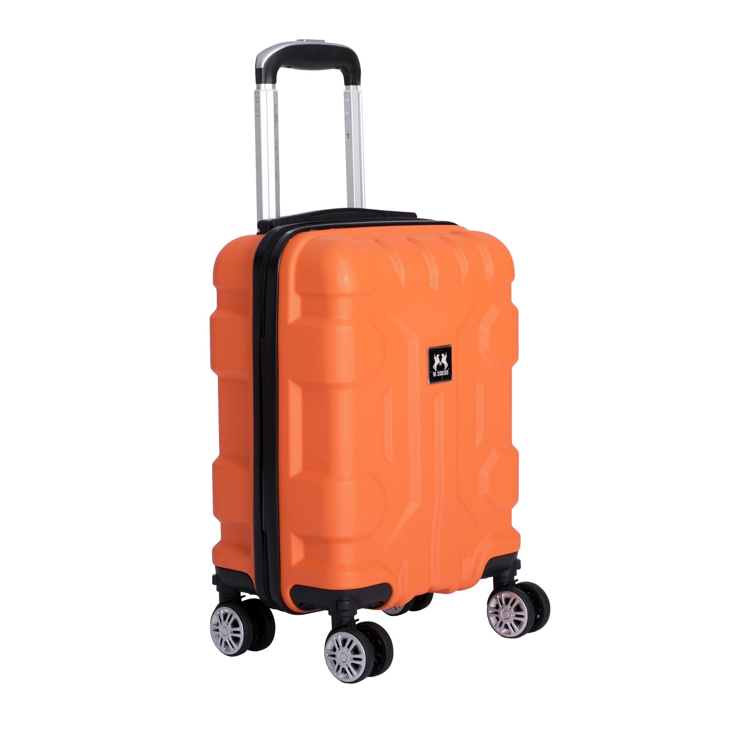 Troler cabina avion Wizz Air, 40x30x20 cm, 4 roti duble cu rotatie 360 ...