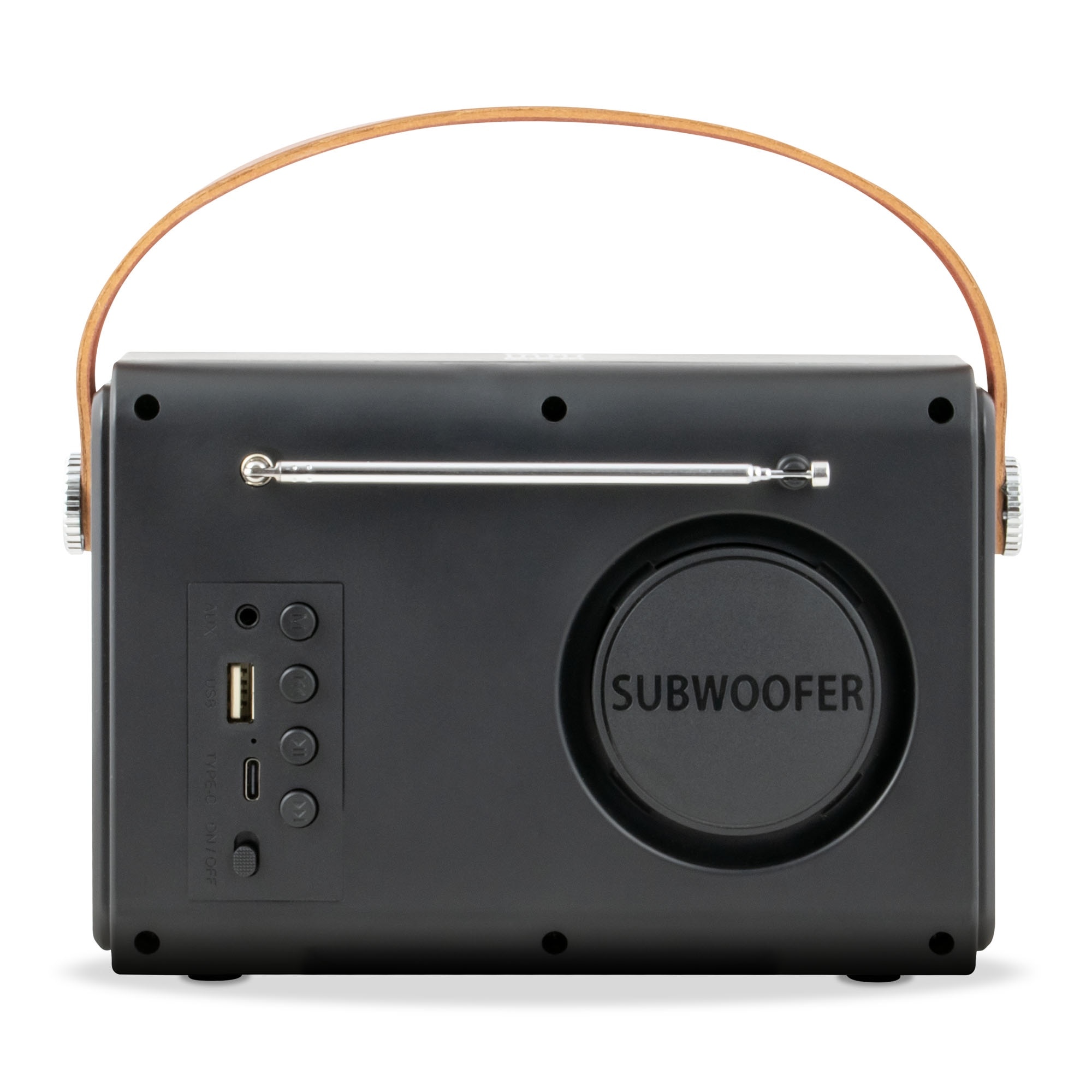 Radio portabil retro cu difuzor Bluetooth Electromures EM 1007, 5V ...