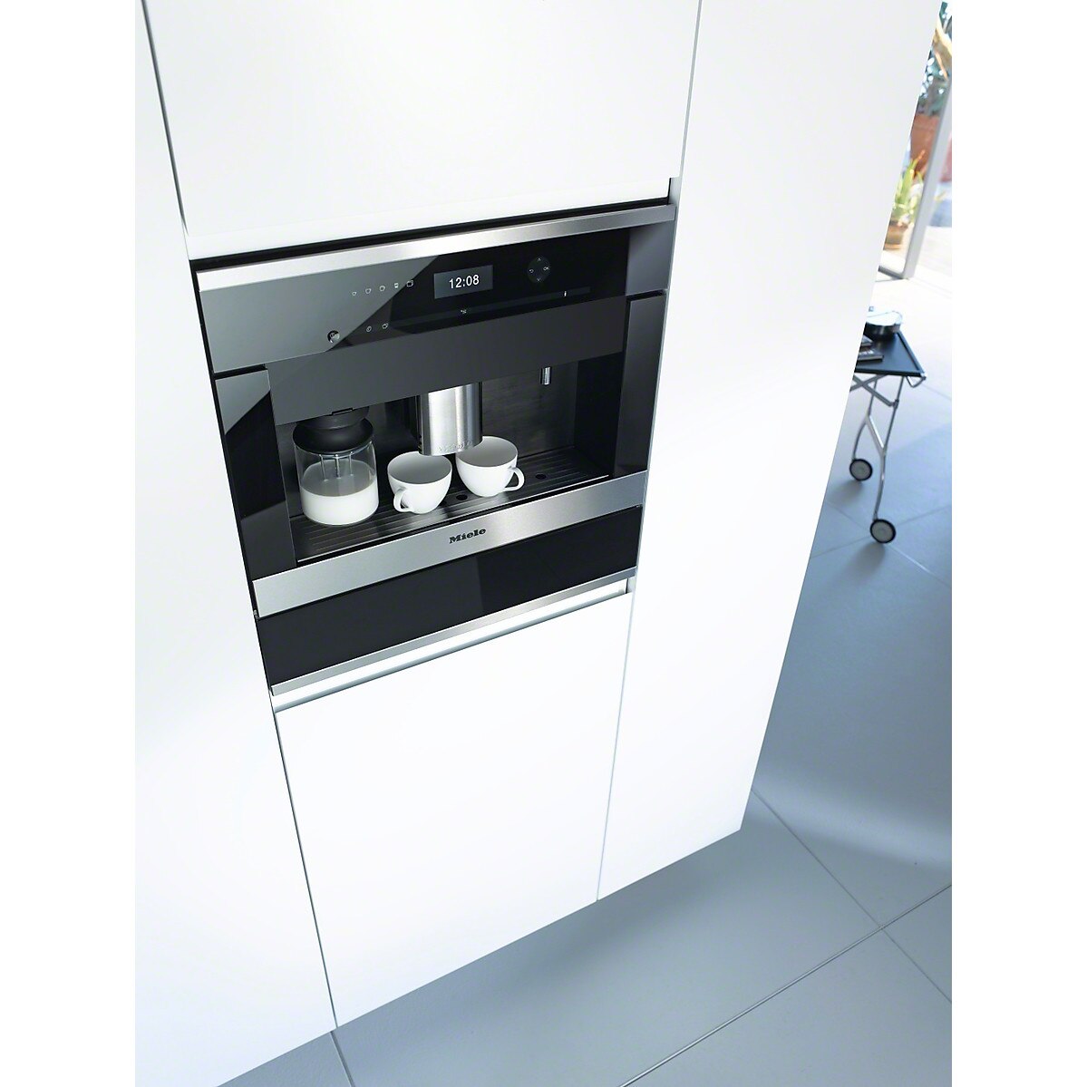 Espressor MIELE CVA 6405, Incorporabil, pe baza de cafea boabe, Inox ...