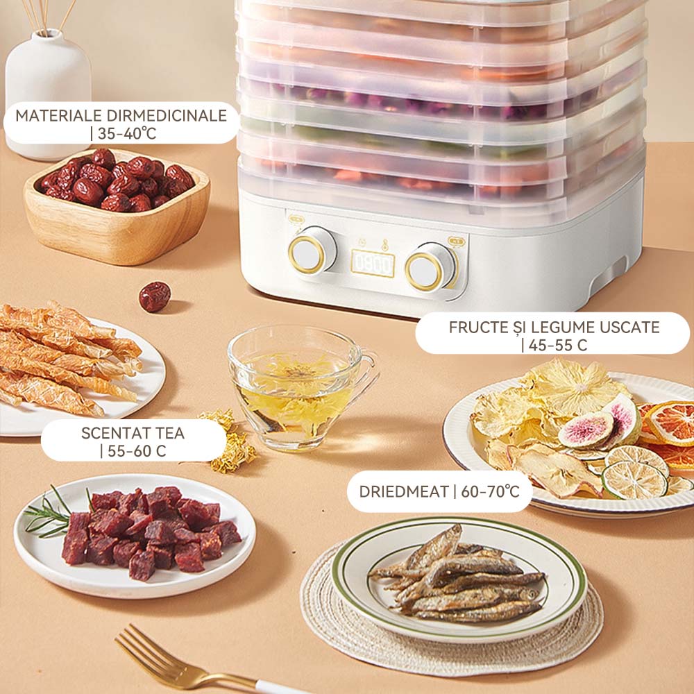 Deshidrator de alimente, Tressino, Deshidrator de fructe, legume si ...
