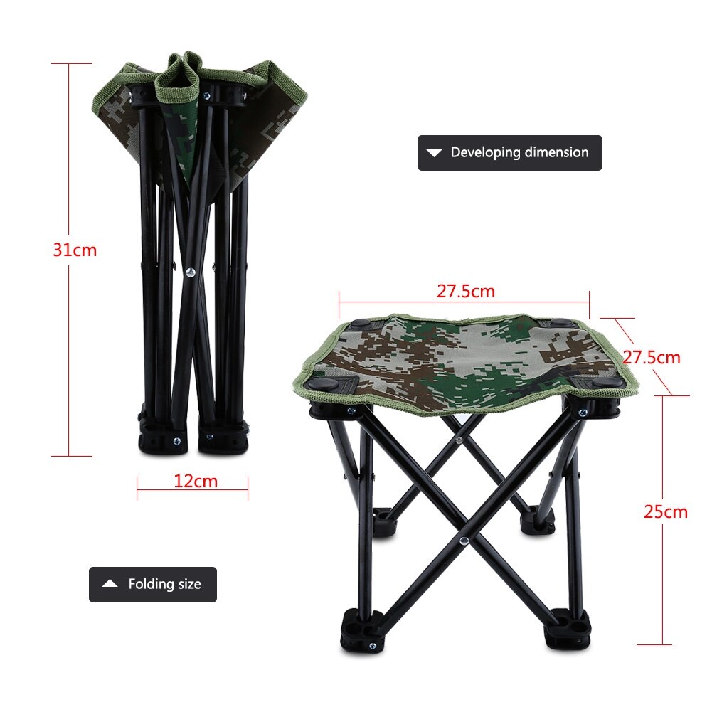 Scaun pliabil Jormftte pentru camping si pescuit, 150kg, fabricat din ...