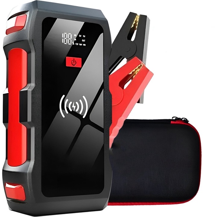 Starter auto GOSTOCK® pentru motor benzina/diese, 12V, 30000mAh, 3 ...