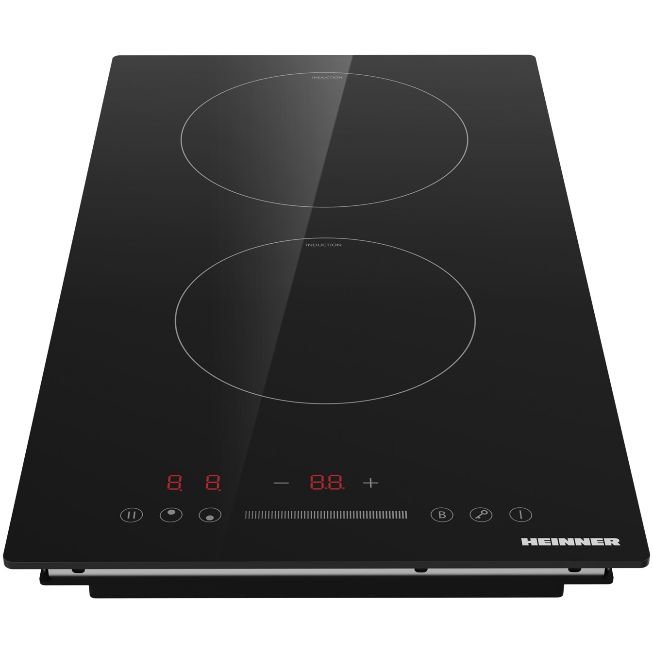 Plita incorporabila Heinner HBHI-M2ZBSTC, Inductie, 2 zone de gatit ...