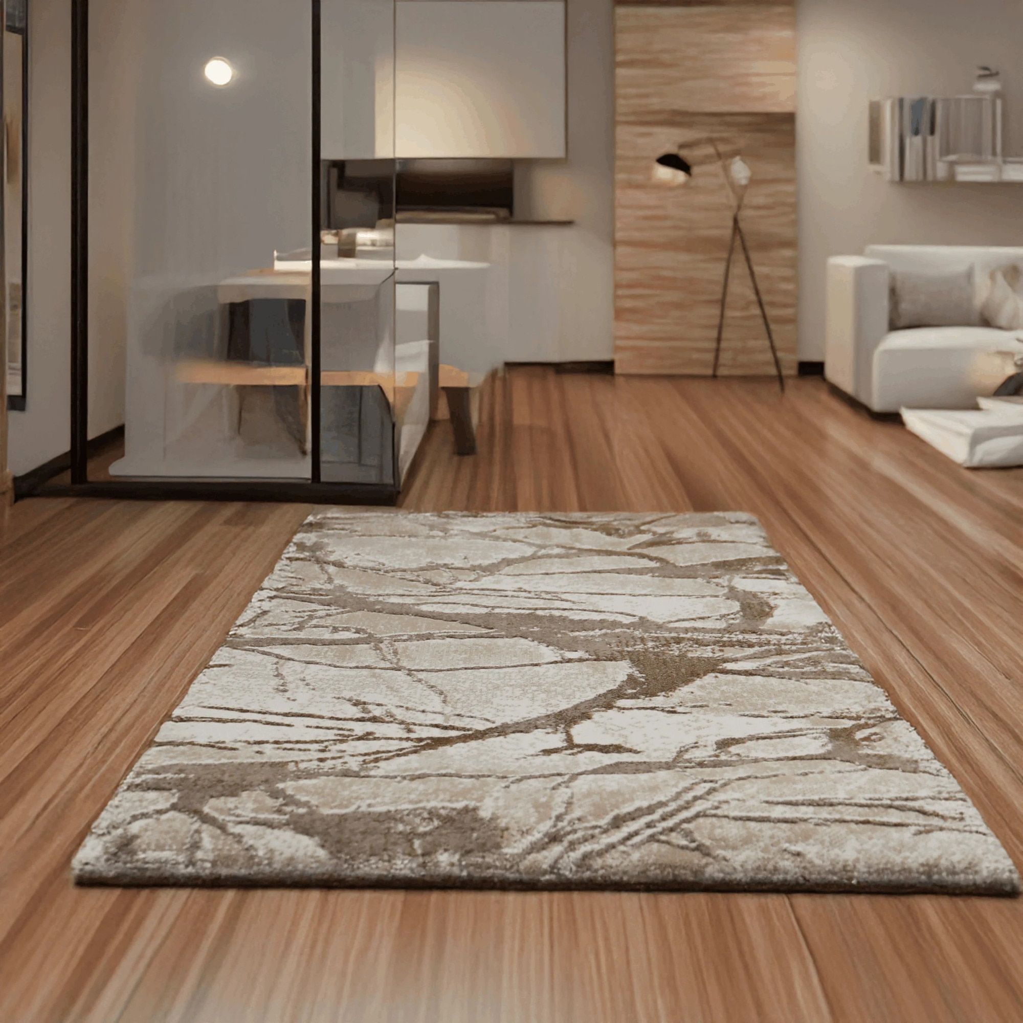 Covor Beige Horizon, Living/Dormitor, Crem, Bej, Incalzire in ...