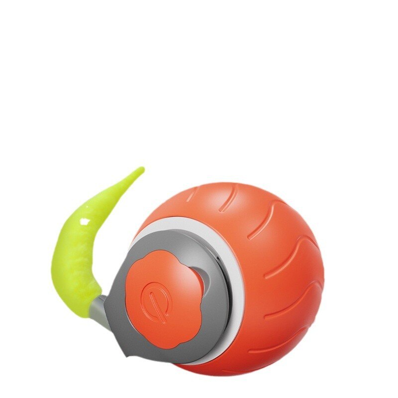 Jucarie interactiva pentru pisici, minge cu varf detasabil, 2 moduri de ...