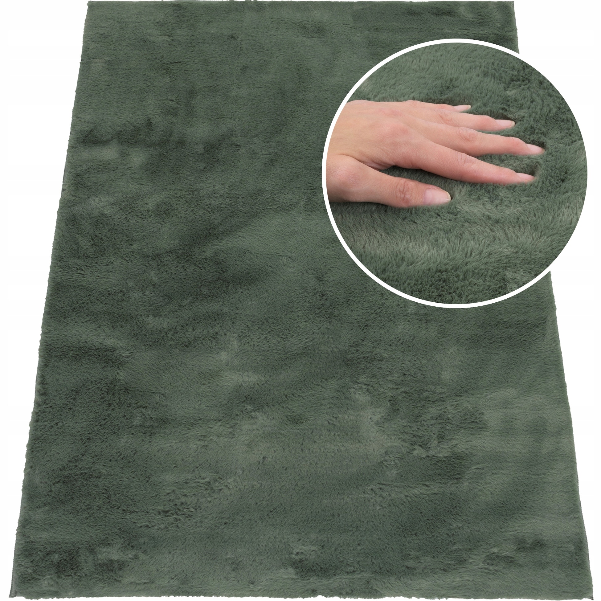 Covor, e-floor, Rabbit Foxy, 120 x 170 cm, Verde, Dreptunghi, Camera de ...