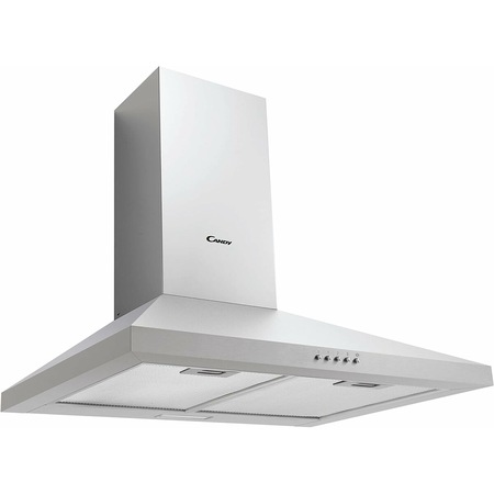 Hota conventionala Candy, 60cm, inox, 3 viteze, capacitate de extractie ...