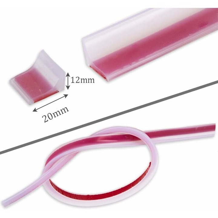 Bariera de dus autoadeziva 200cm, bariera pliabila pentru apa ...