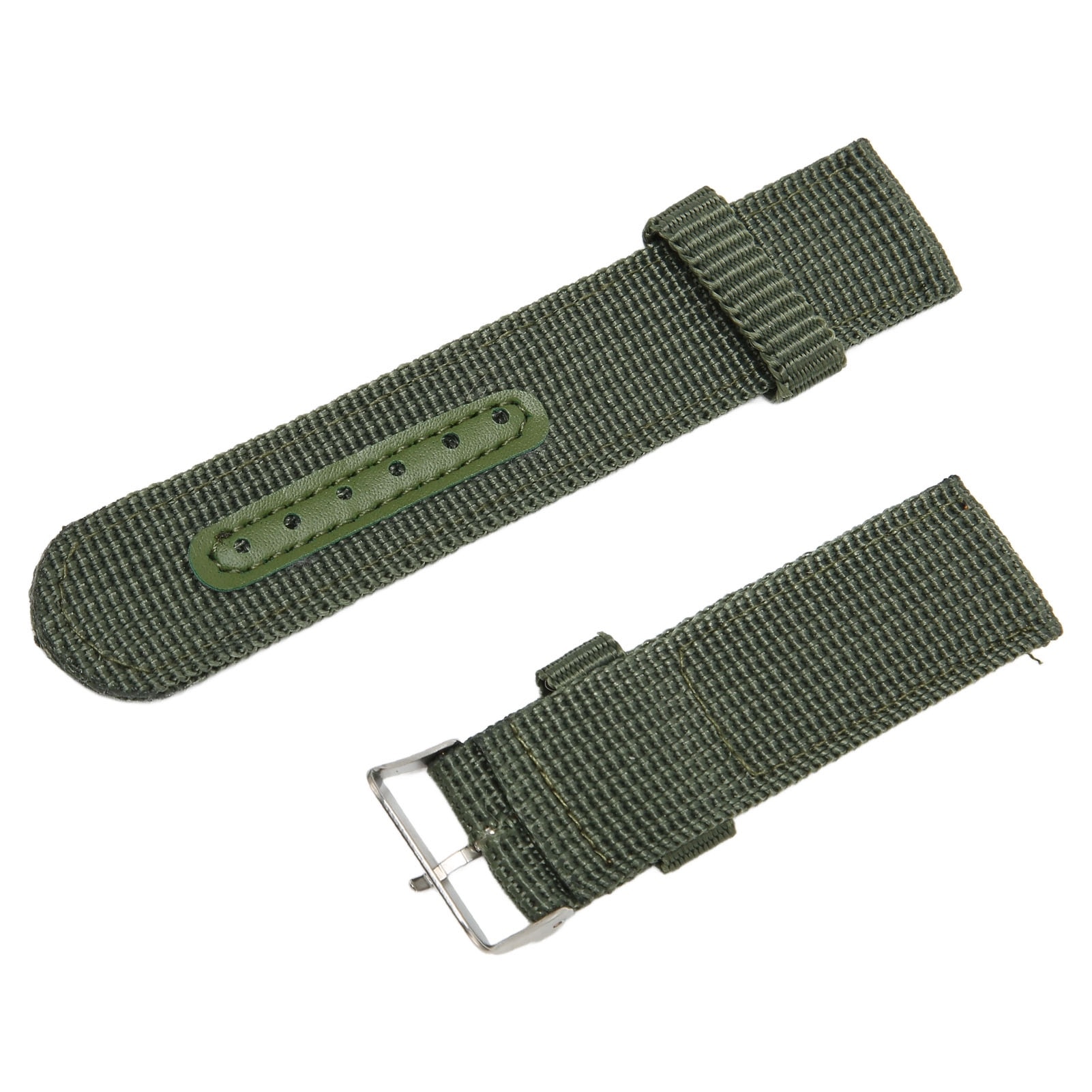 Curea ceas, verde, nylon si canvas, latime 22mm - eMAG.ro