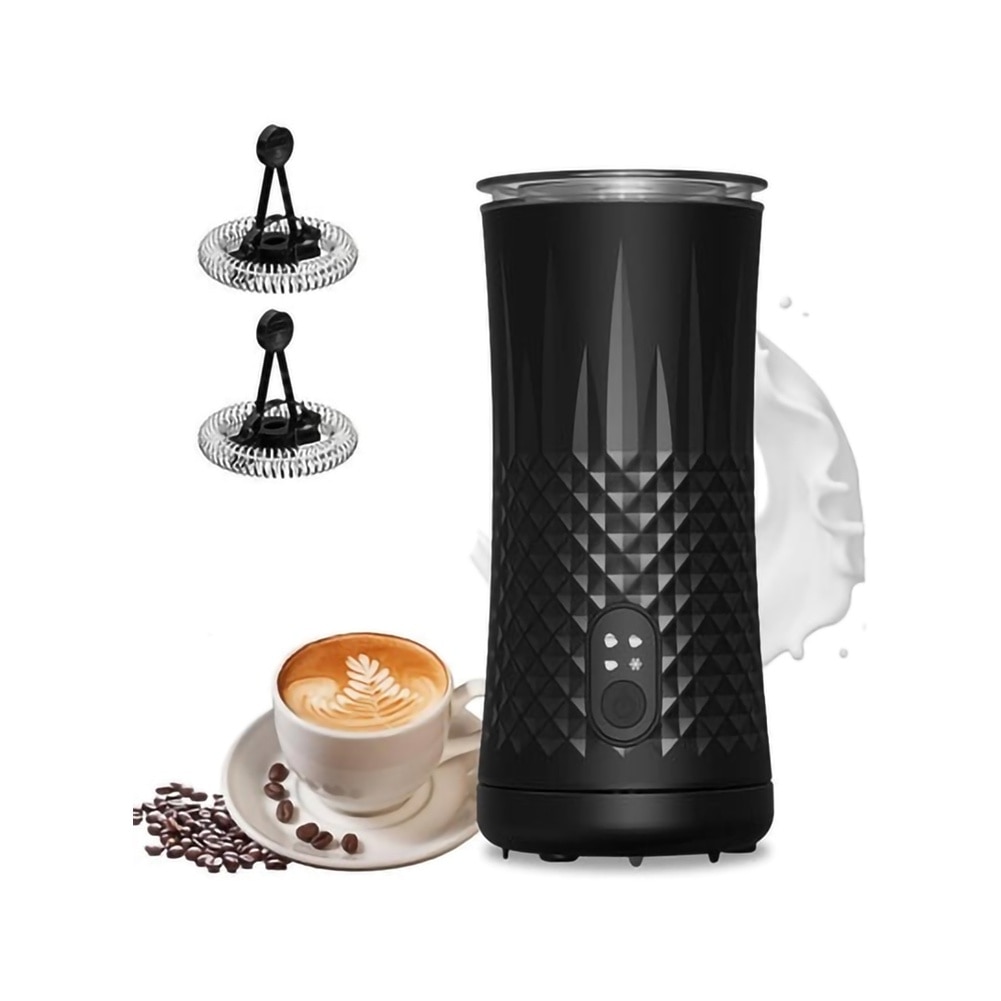 Aparat pentru spuma lapte 4 in 1, 400W, 240ml, otel inoxidabil, Control ...