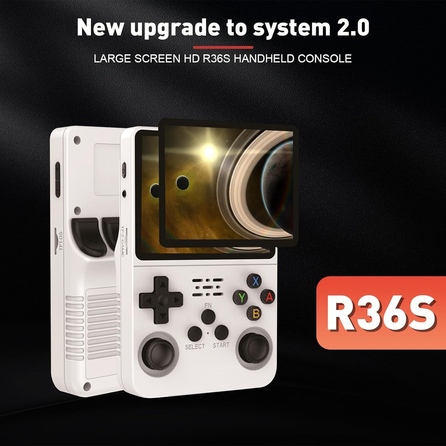 Преносима ретро конзола R36S, Bedee®, 32GB, с вградена 128GB карта ...