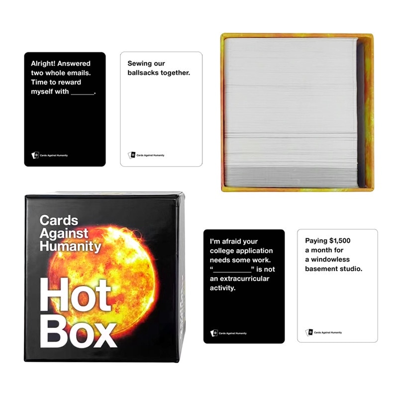 Set Jocuri de societate, Cards Against Humanity, Hot Box, 300 carti ...