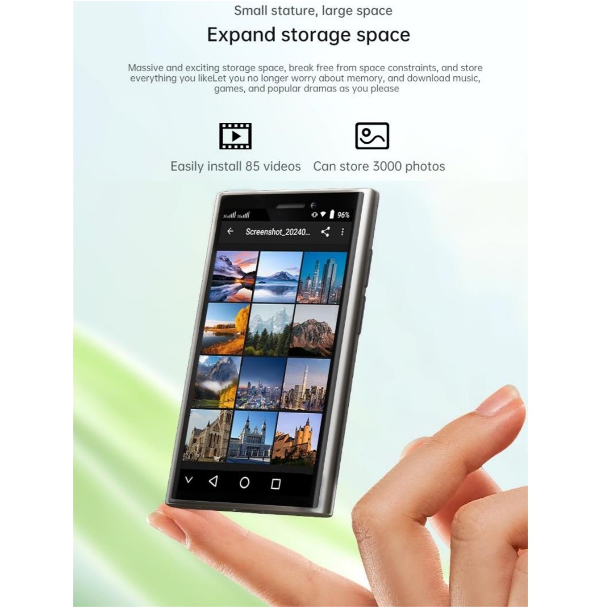 Smartphone Mini 3G Rainbuvvy, 2GB RAM, 16GB ROM, 3.0 inch, Dual SIM ...