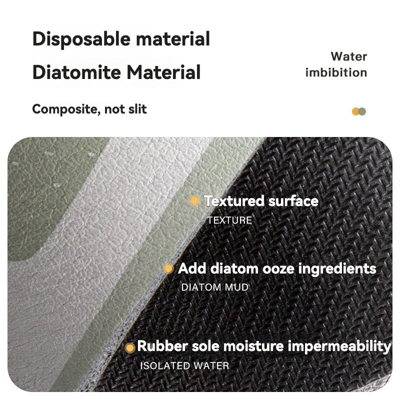 Covoras uscare vase, Diatomit, Rezistent la frecare, Absorbant, Usor de ...