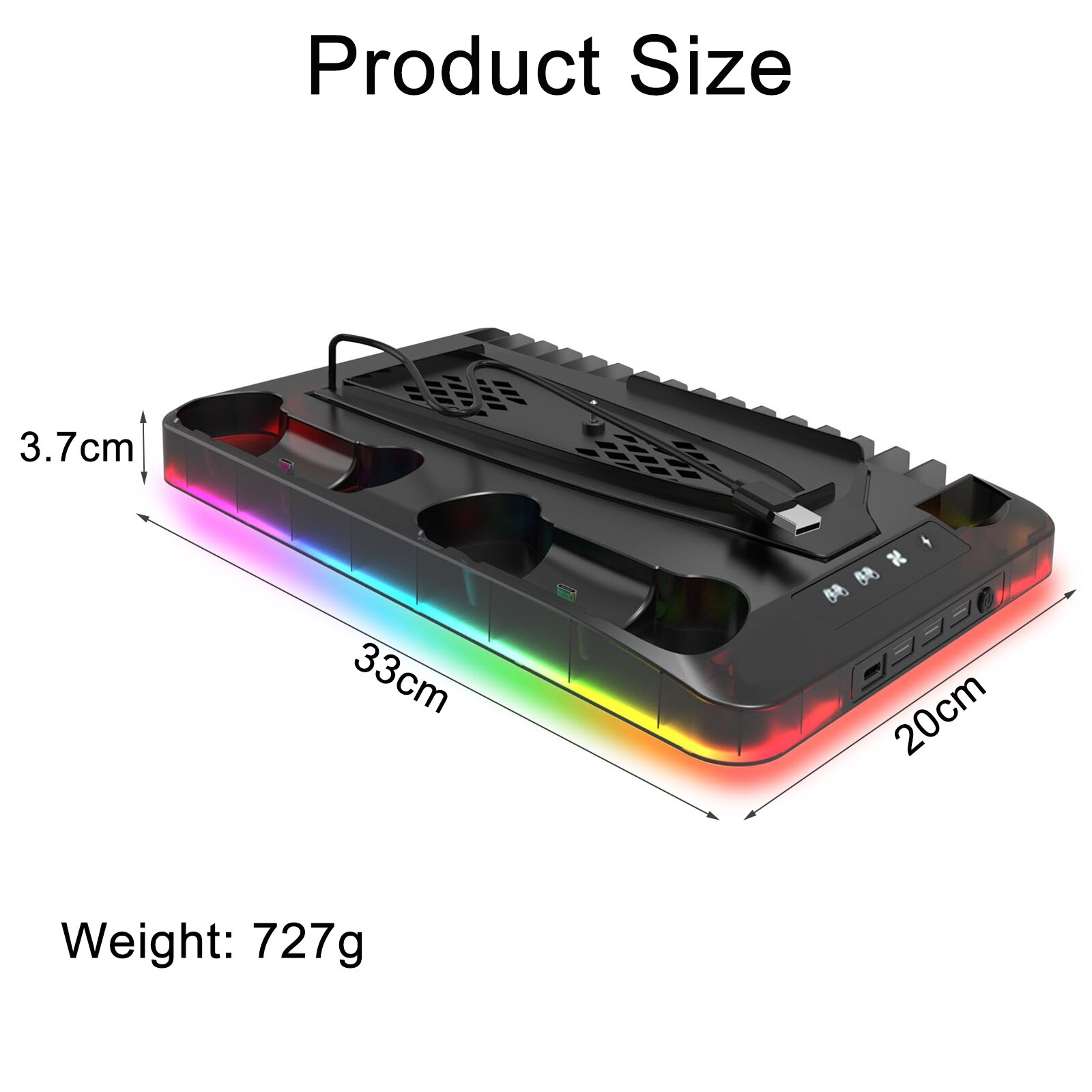 Stand Vertical 5 in 1 Multifunctional PS5, SINBINTA, Stand Racire PS5 ...
