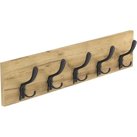 Cuier perete Mobleto®, calitate premium, cuier de hol, 5 agatatori ...