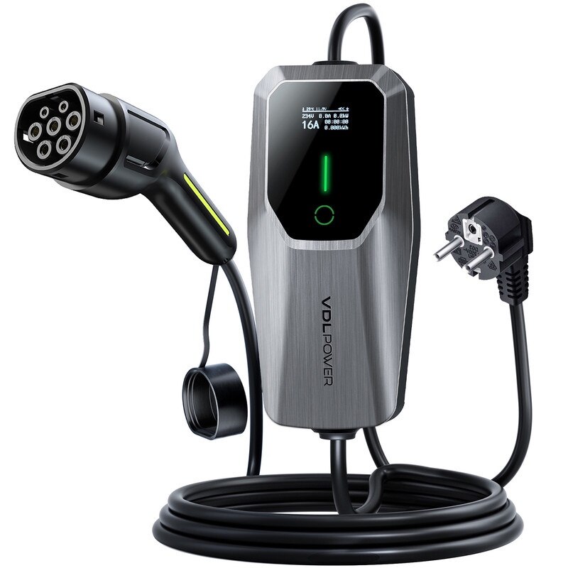 Incarcator electric pentru vehicule, VDLPOWEREU, 3.6kW, 5m, 6-16A, tip ...