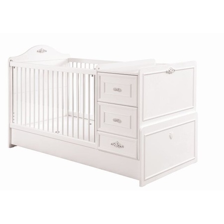 Dormitor Romantic Bebe, MDF, Alb - eMAG.ro