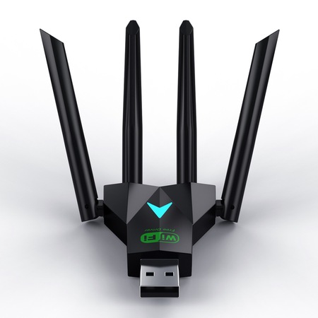Adaptor Wireless WIFI Gigabit, Amplificator Semnal Wireless, Range ...
