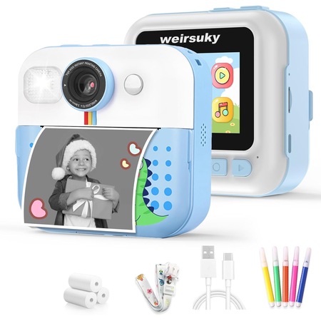 Camera instantanee pentru copii, Aparat foto copii cu functie de ...