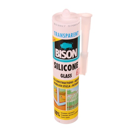 Silicon Bison, pentru sticla si acvariu, transparent, 280 ml - eMAG.ro