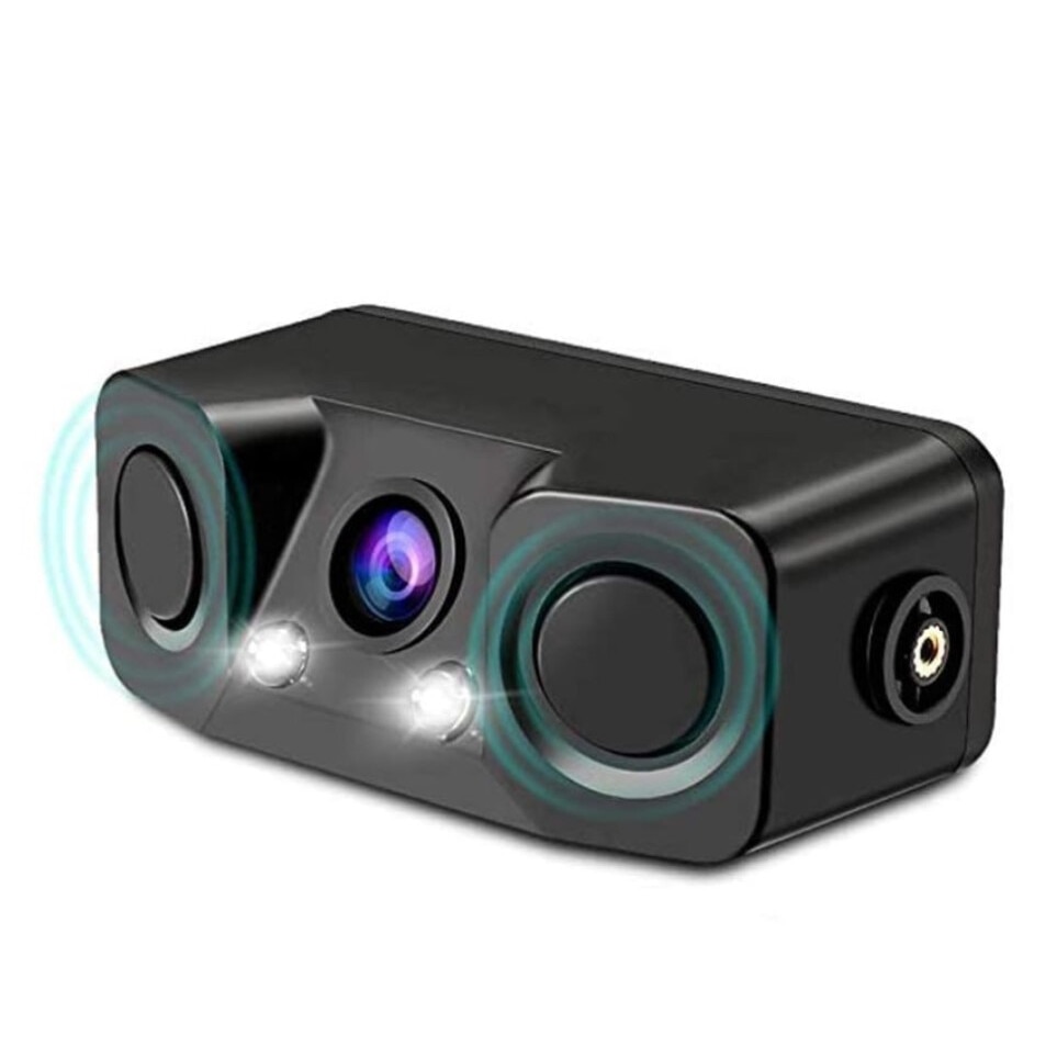 Senzor parcare 3 in 1, WALALLA, cu 2 detectoare radar, cu indicator ...