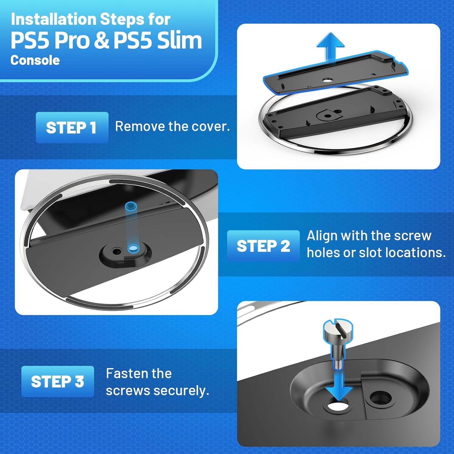 Compatibil cu suport vertical PS5/PS5 Pro/PS5 Slim pentru console de ...