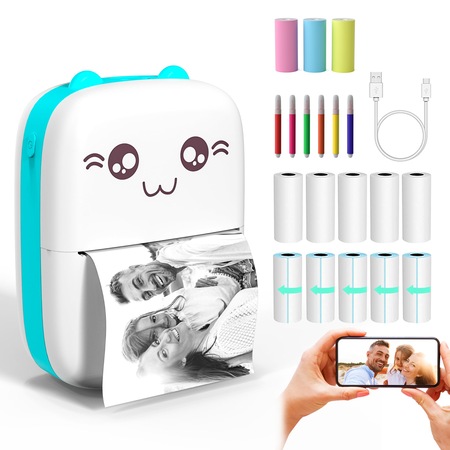 Imprimanta termica portabila, Mini imprimanta portabila, imprimanta ...