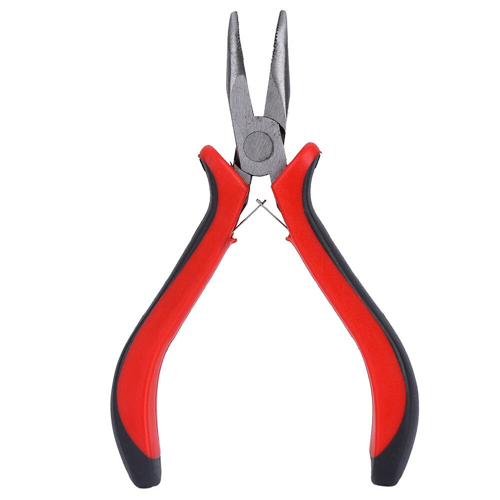 Cleste profesional pentru extensii de par, Rosu - eMAG.ro