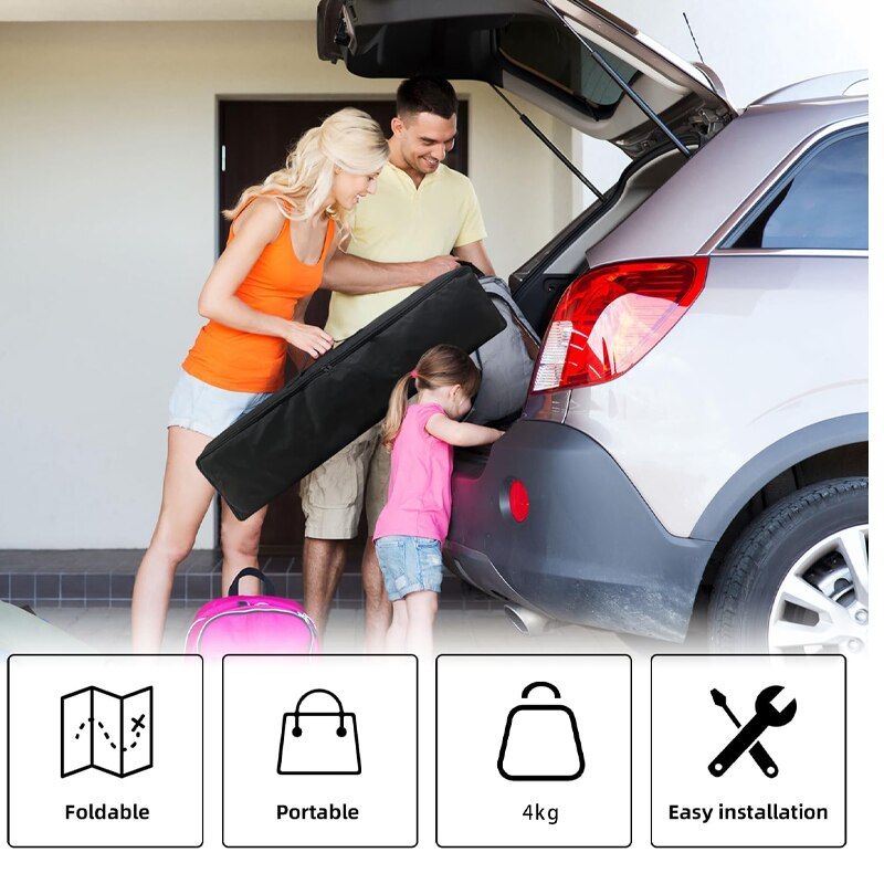 Ecran proiector portabil, Cu suport din aluminiu, 120 inch, HD, 4K ...