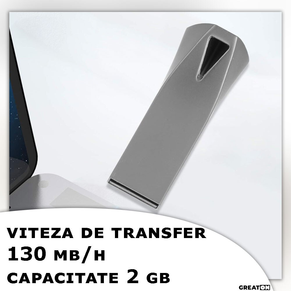 Stick Memorie GREATON Metalic, Design Modern, Rezistent La Apa ...