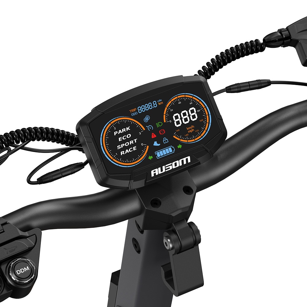 Elektromos robogó, Ausom L2 Max Dual Motor, 10"x3", 2688W, 90 km ...