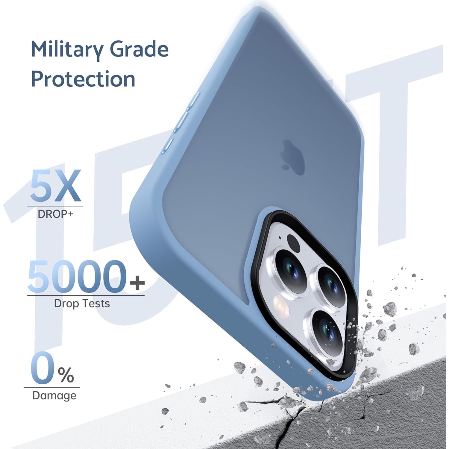 Husa pentru iPhone 16 PRO MAX, MobileSmart, Hybrid ultra slim, carcasa ...