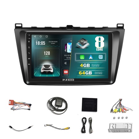 Navigatie Mazda 6 ( 2008 - 2013 ) dedicata Android 13 si Carplay ...