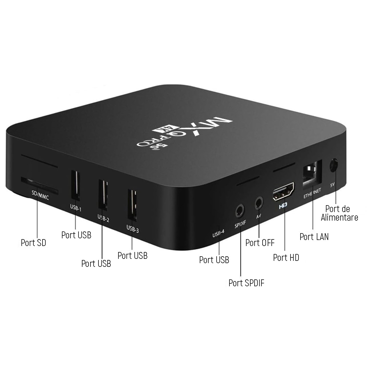 Mini PC TV Box MXQ PRO, UltraHD 4K Quad-Core 64 Bit 4GB RAM, 32GB ROM ...