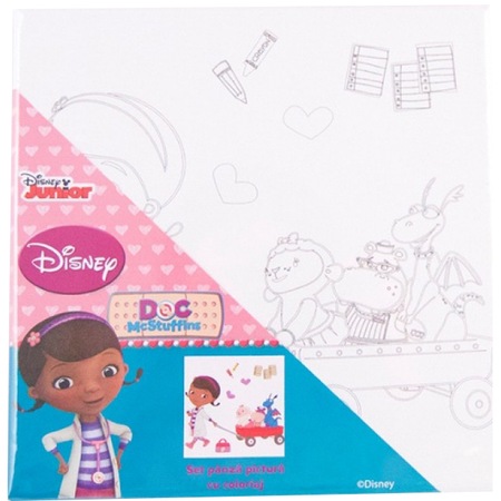 Disney Canvas Doctorita Plusica festmény, 20x20 cm - eMAG.hu