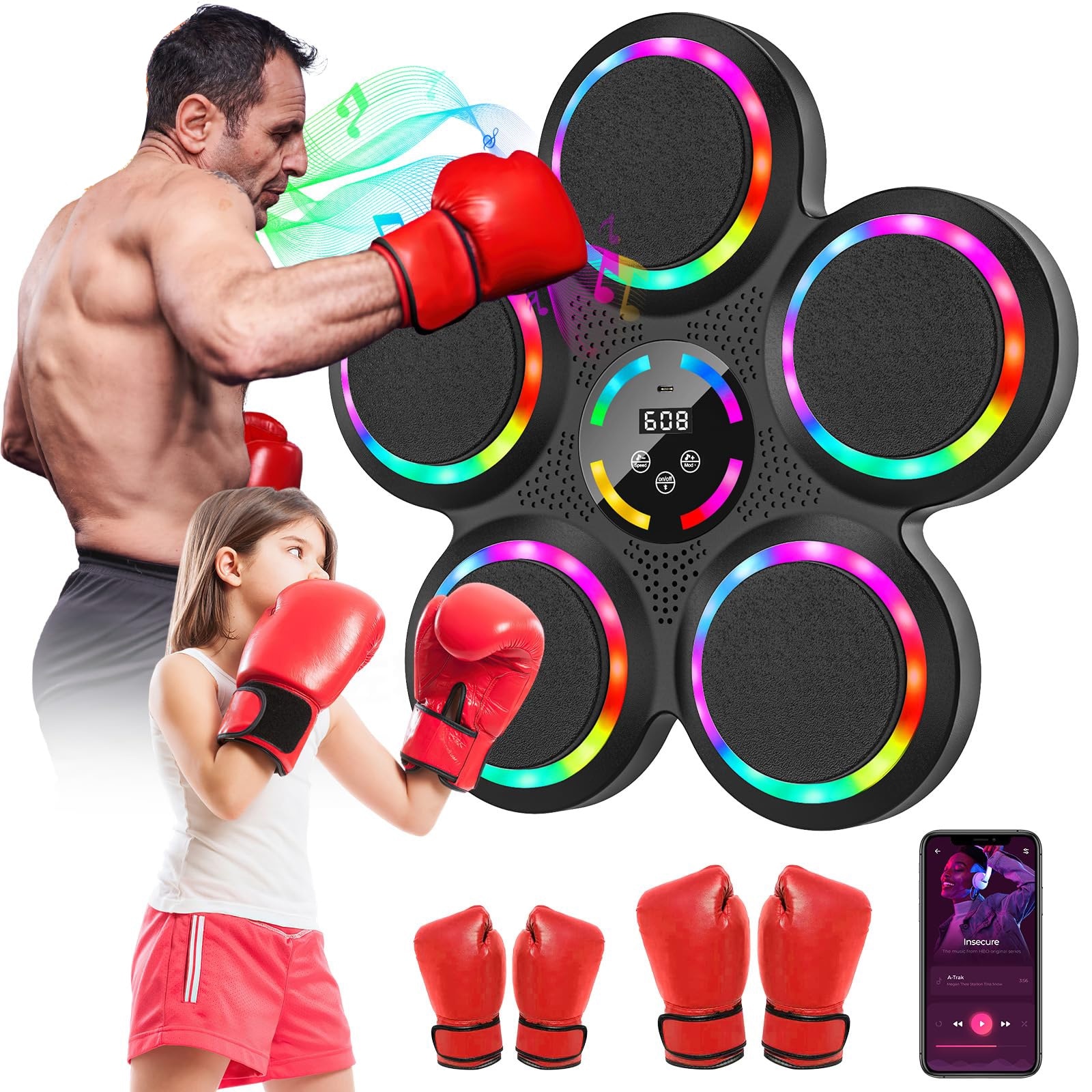 Aparat de box muzical, dispozitiv electronic de box portabil, montat pe ...