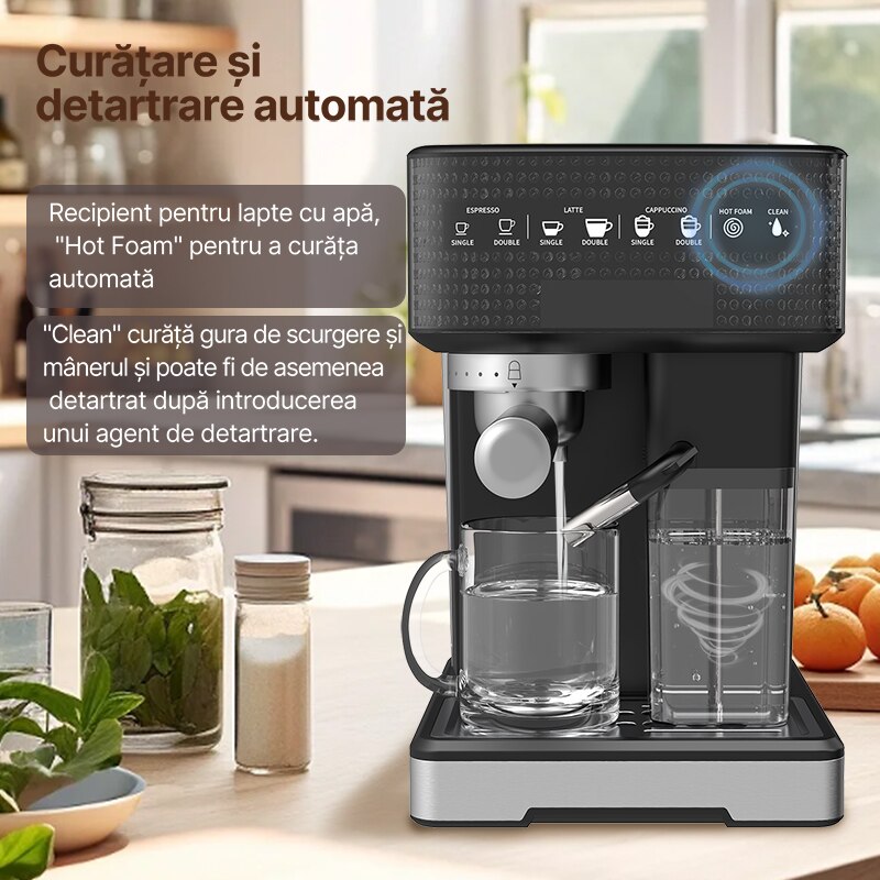 Espresso multifunctional, Un clic Cappuccino/Latte, KOC Recomandari ...