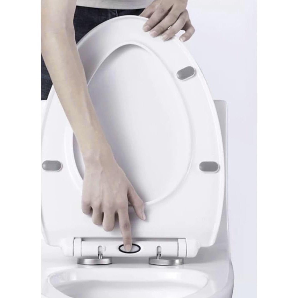 Capac WC cu Soft Close -inchidere lenta- idealSTORE, Materiale Premium ...