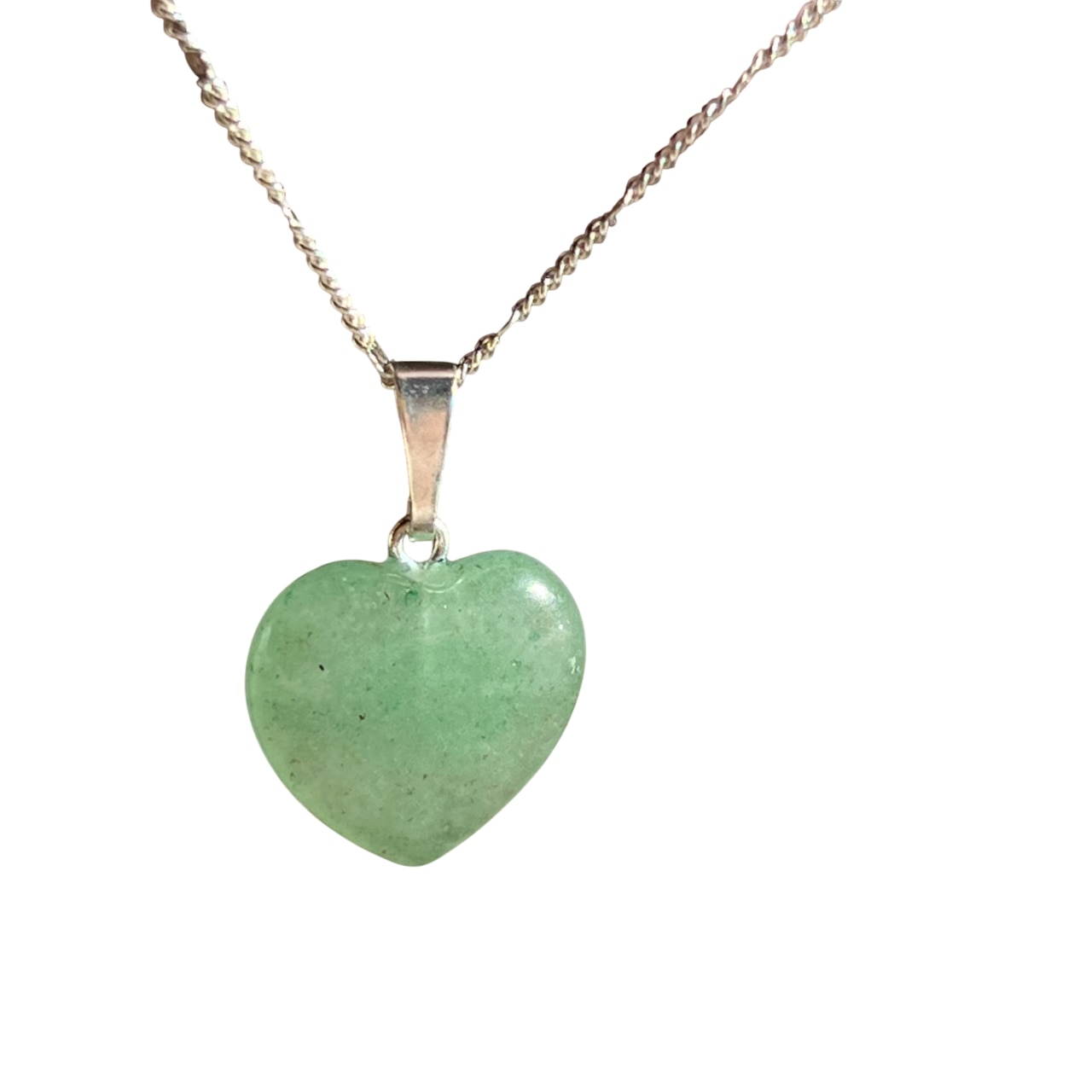 Pandantiv inima aventurin 1 cm, Druzy, pietre semipretioase - eMAG.ro