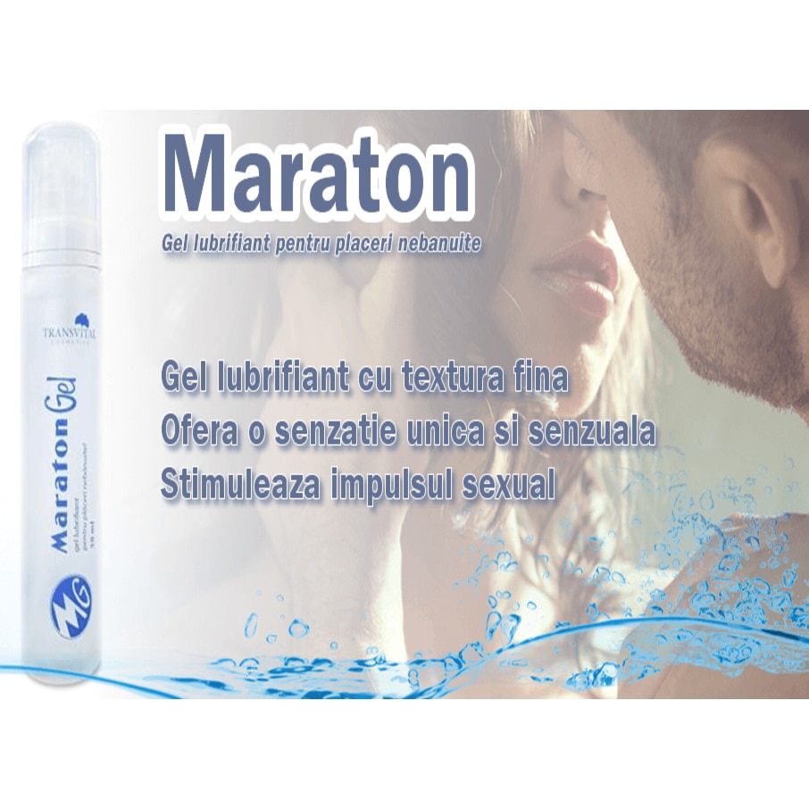 Maraton gel lubrifiant pentru placeri nebanuite, MG, 50ml, Transvital ...
