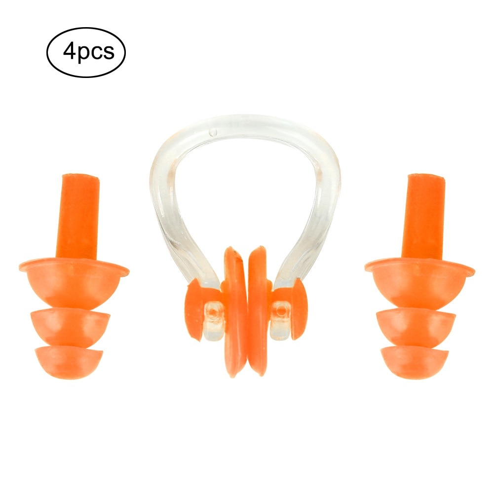 Set 4 bucati dopuri de urechi din silicon moale impermeabile pentru ...