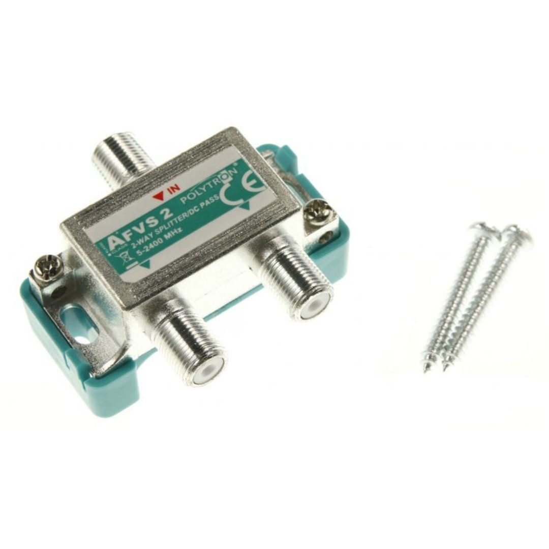Splitter TV profesional e-SWC pentru cablu coaxial, 2 iesiri, 5-2400 ...