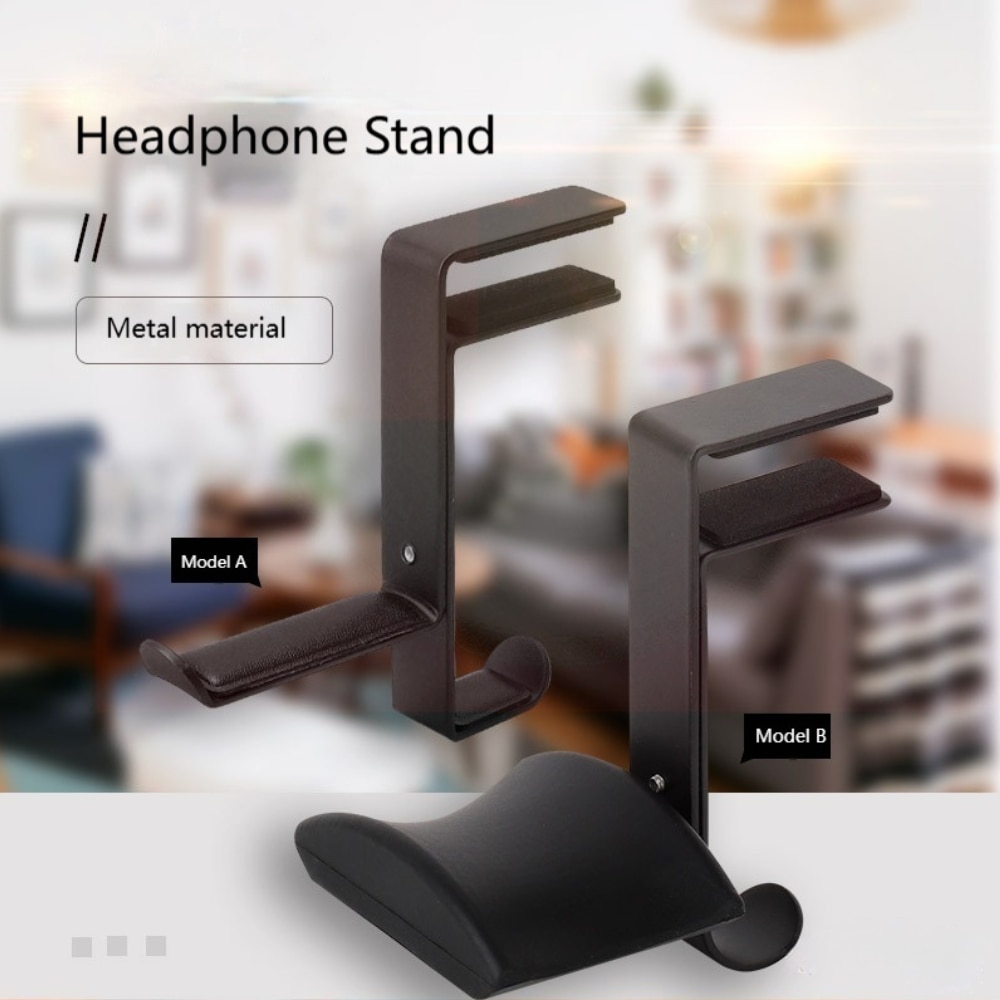 Suport casti gaming, suport sub birou cu clema ajustabila, design ...